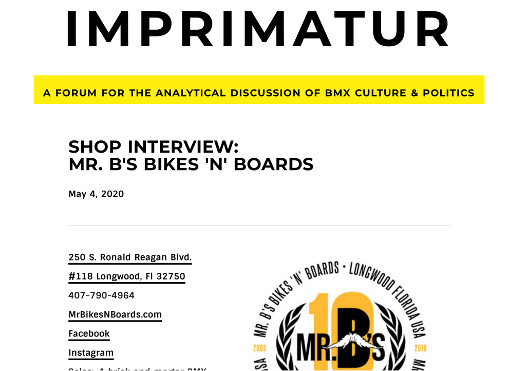Importance of a BMX shop – Mr. Bikes n Boards
