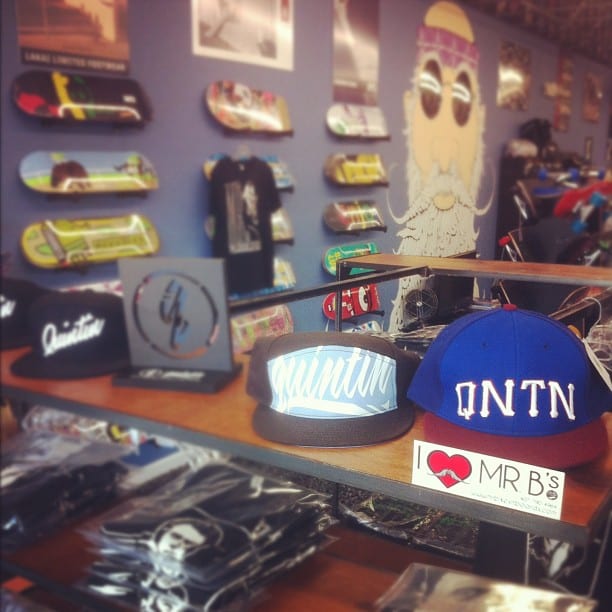 We have Quintin hats – Mr. Bikes n Boards