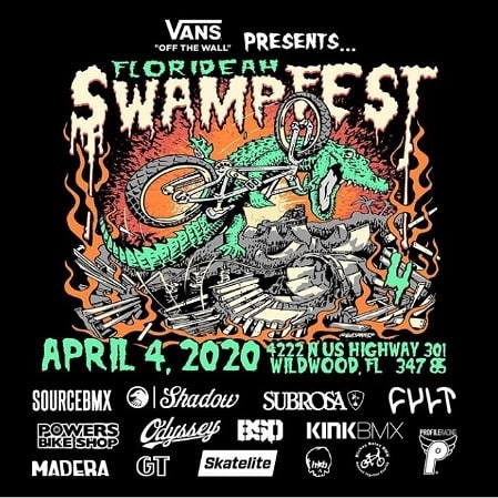 SWAMFEST 2020 April 4th – Mr. Bikes n Boards
